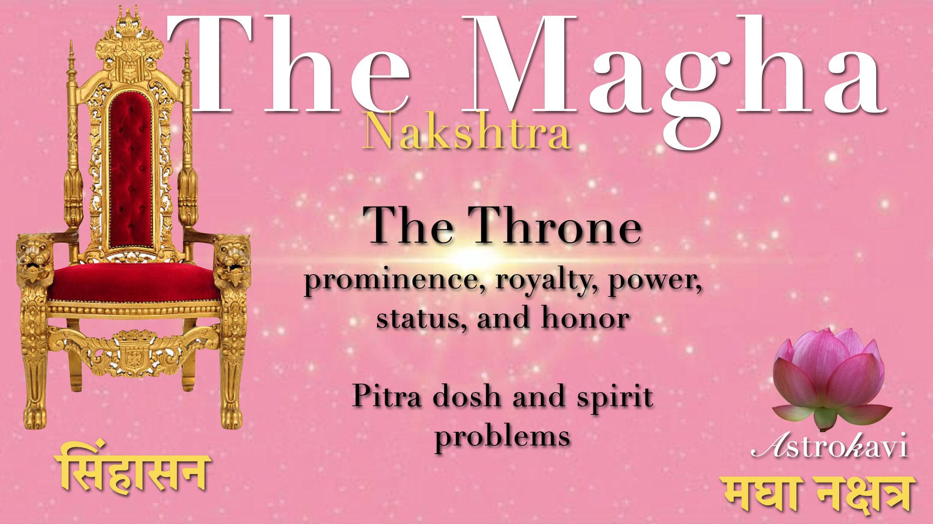 Magha Nakshatra [The throne] – Astro Kavi
